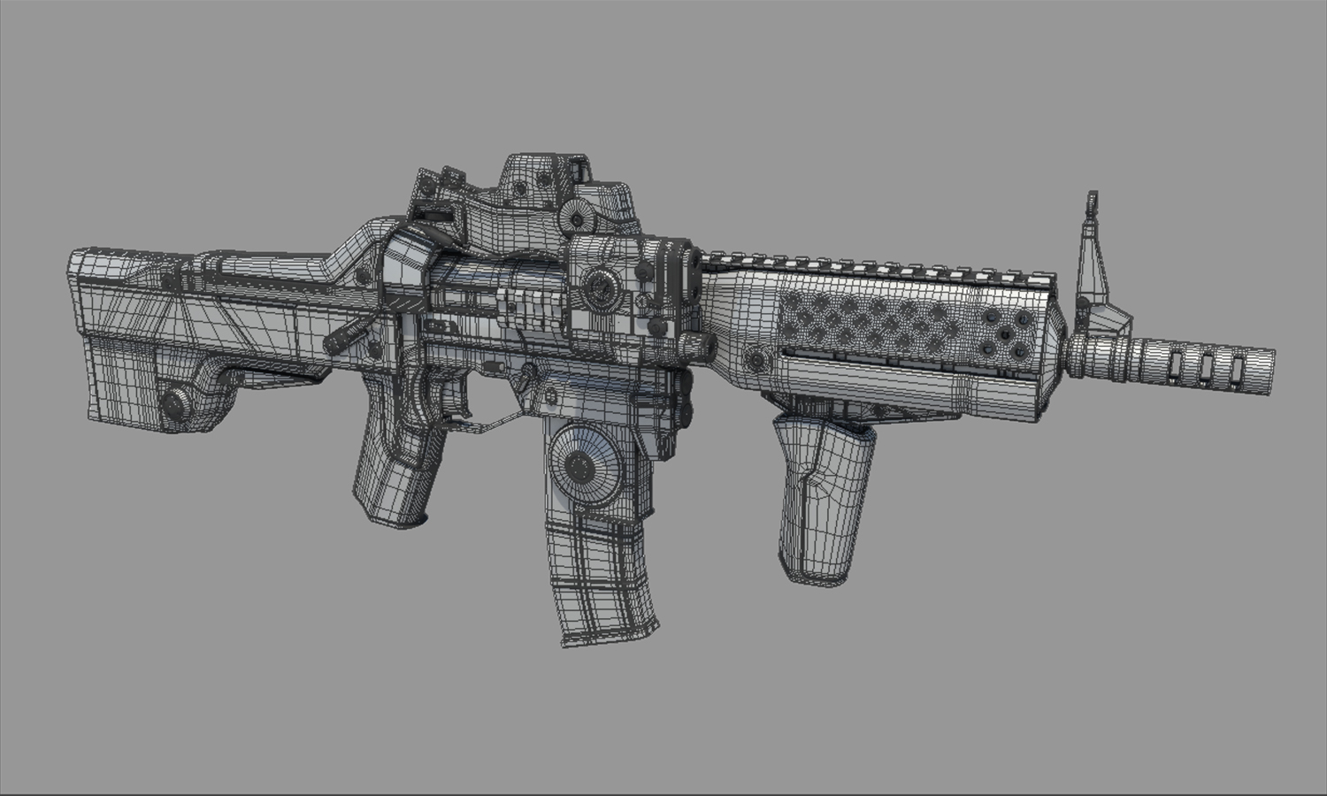 assault rifle 3d model