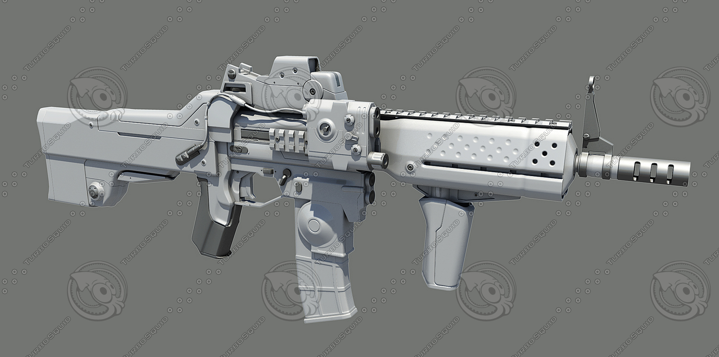 assault rifle 3d model
