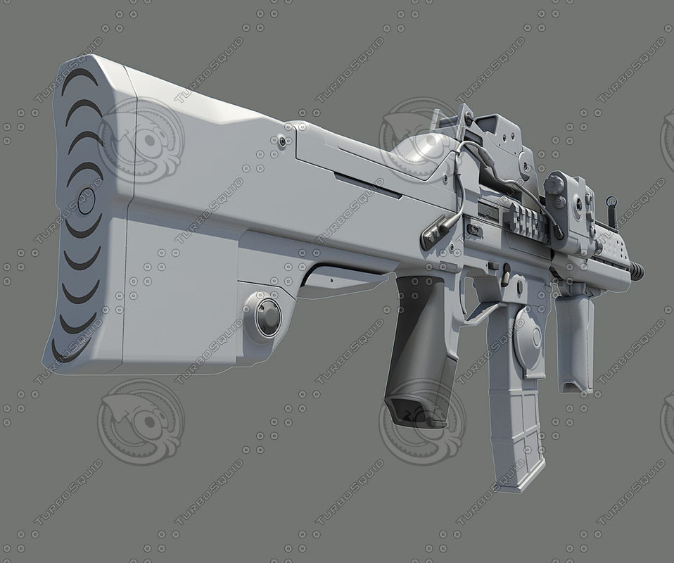 assault rifle 3d model