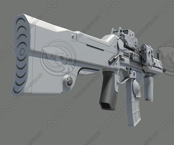 assault rifle 3d model