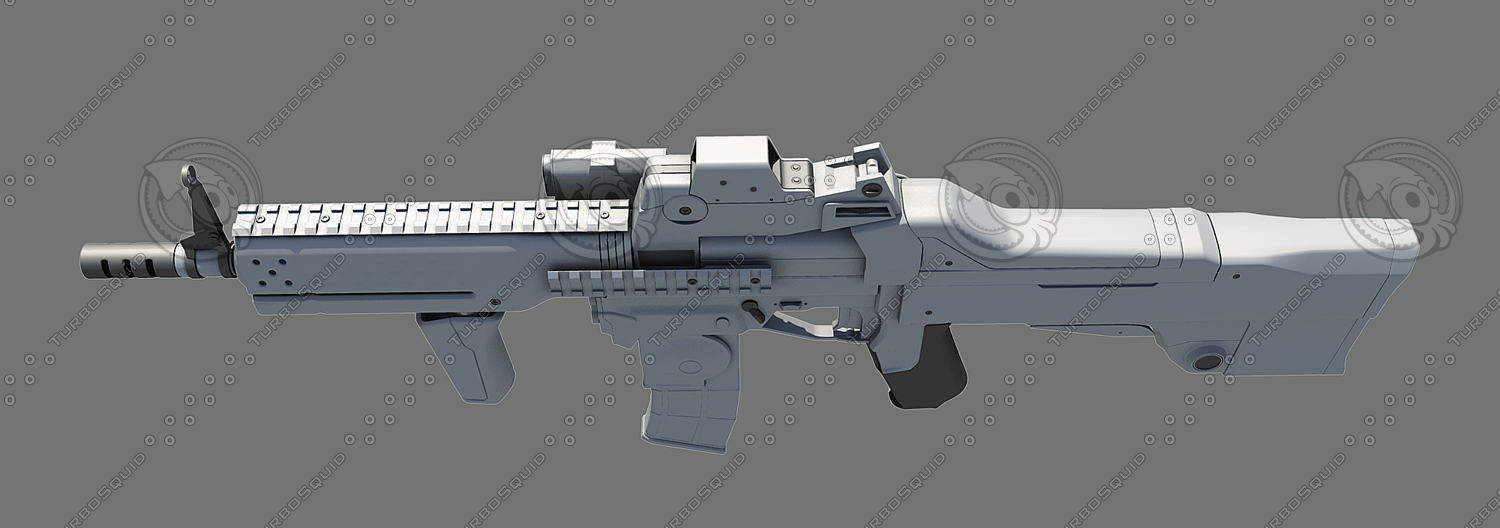 assault rifle 3d model