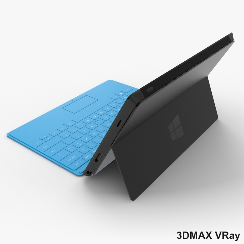 microsoft surface pro 3d obj