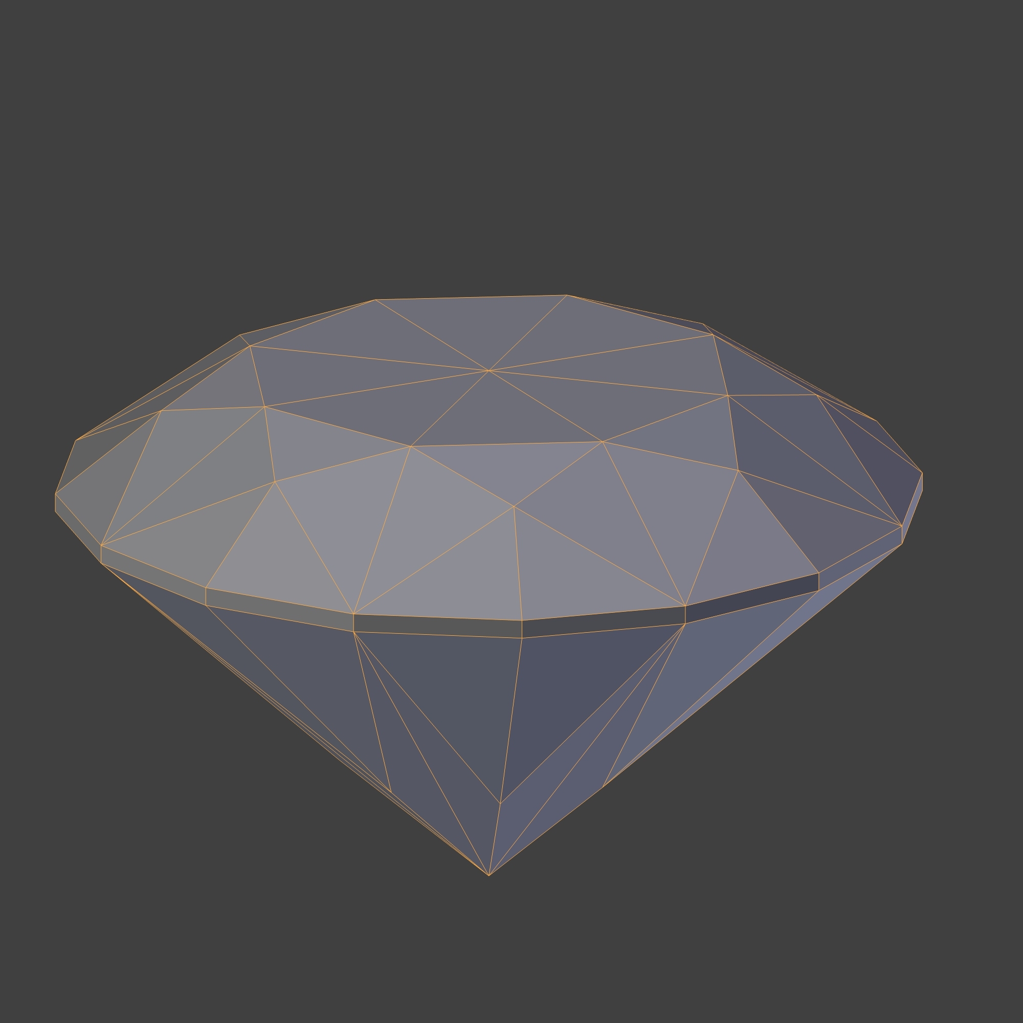 3d model cut diamond