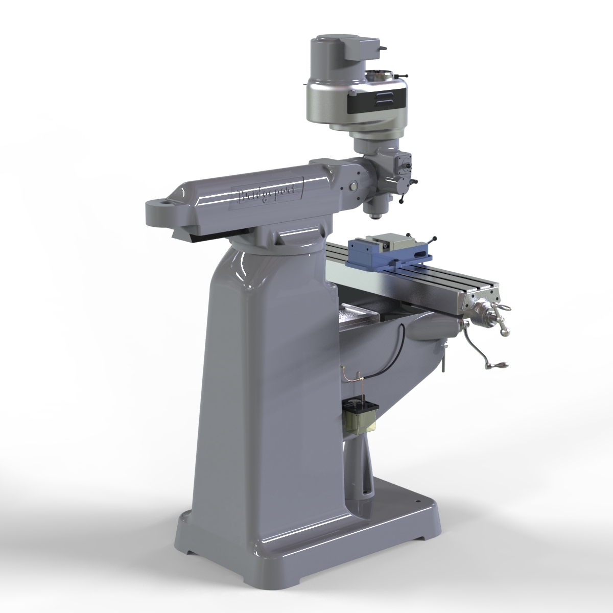 3d bridgeport milling machine