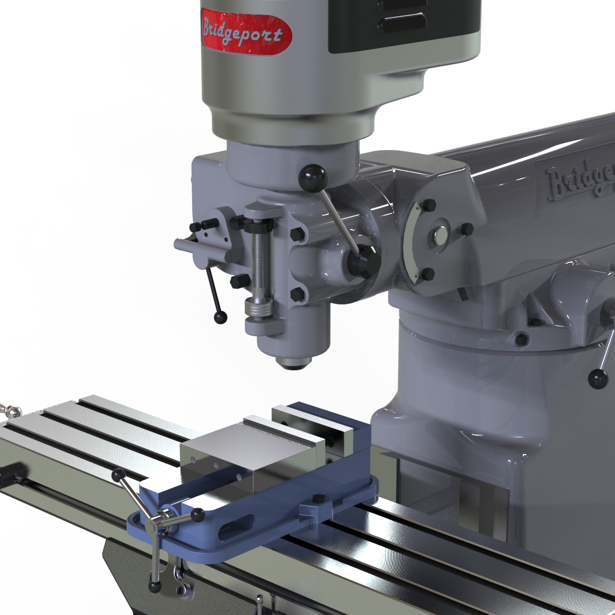 3d bridgeport milling machine