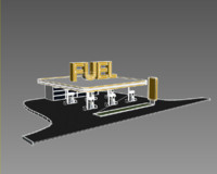 3d realistic fuel dispenser