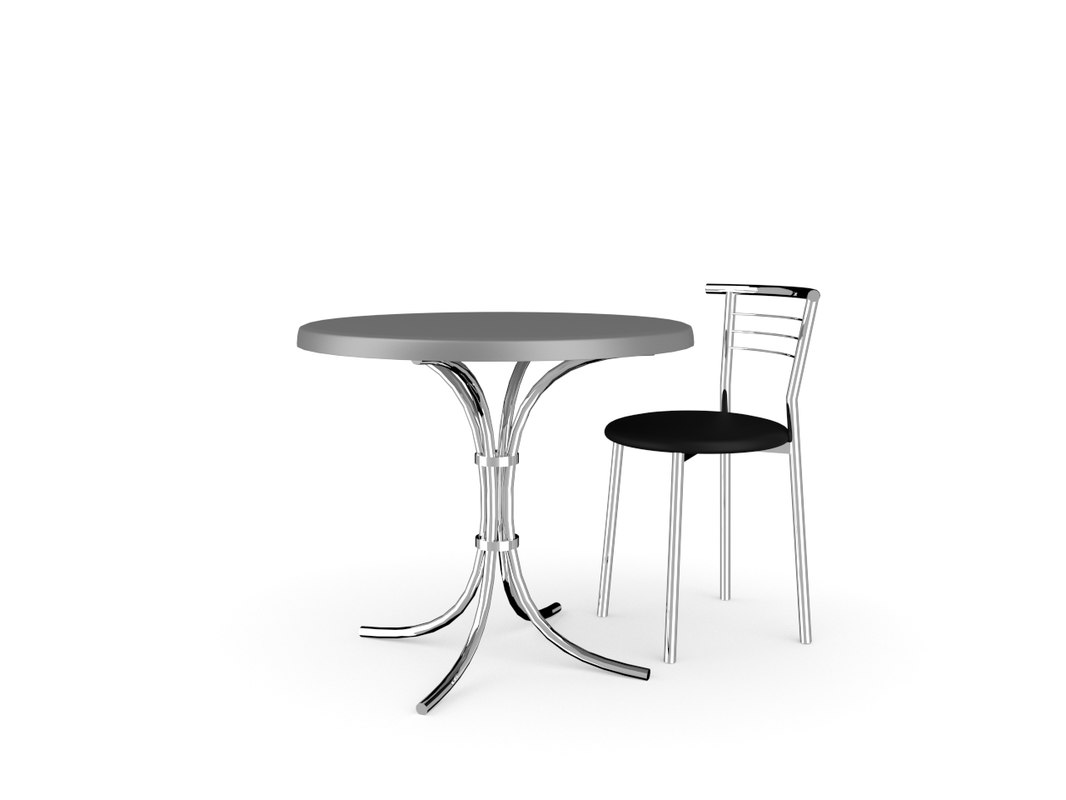 3d Model Exhibition Table Chair 3d-model-exhibition-table-chair