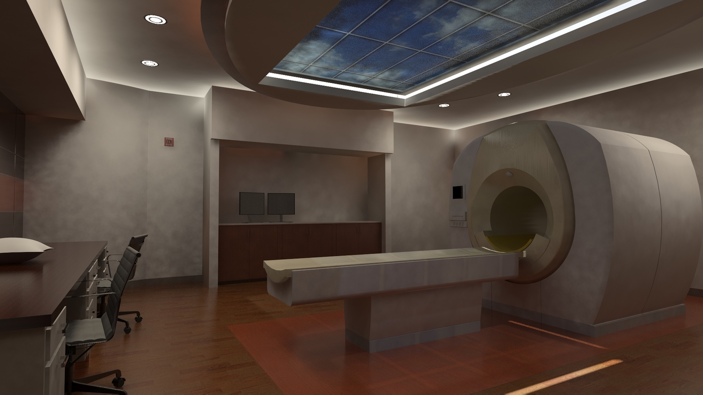 3d model mri room