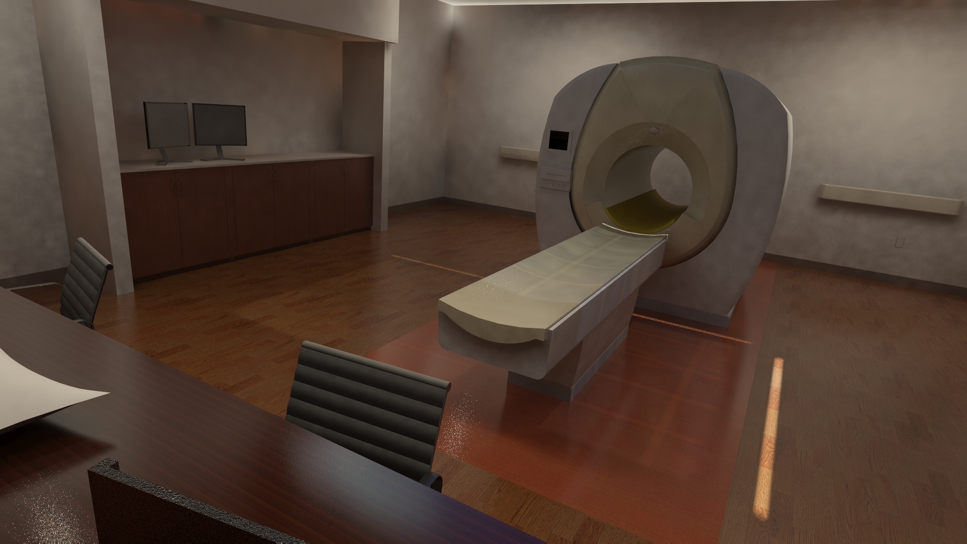 3d model mri room
