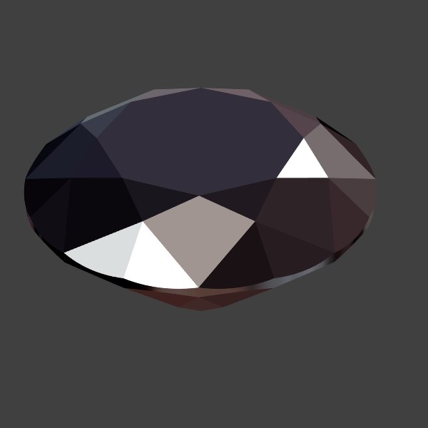 3d model cut diamond