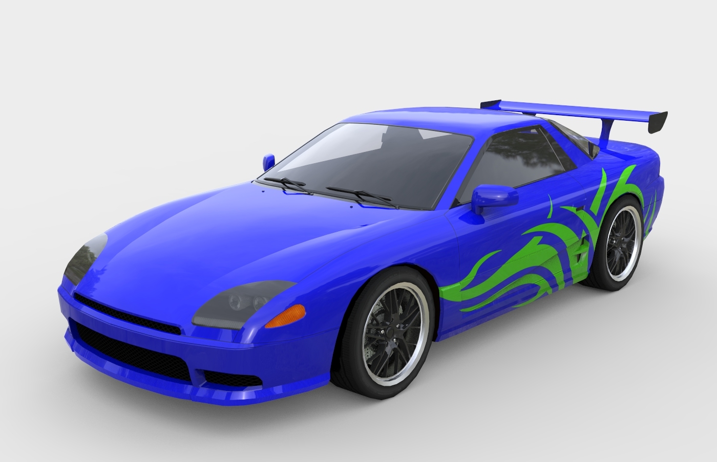 modelo 3d Coche deportivo genérico 'Sakura Tuned " - TurboSquid 764852