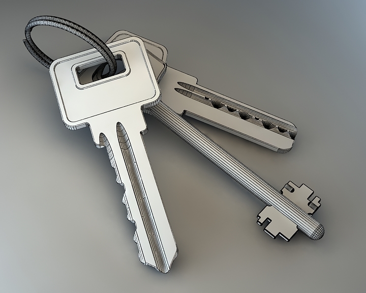 keys 3d model