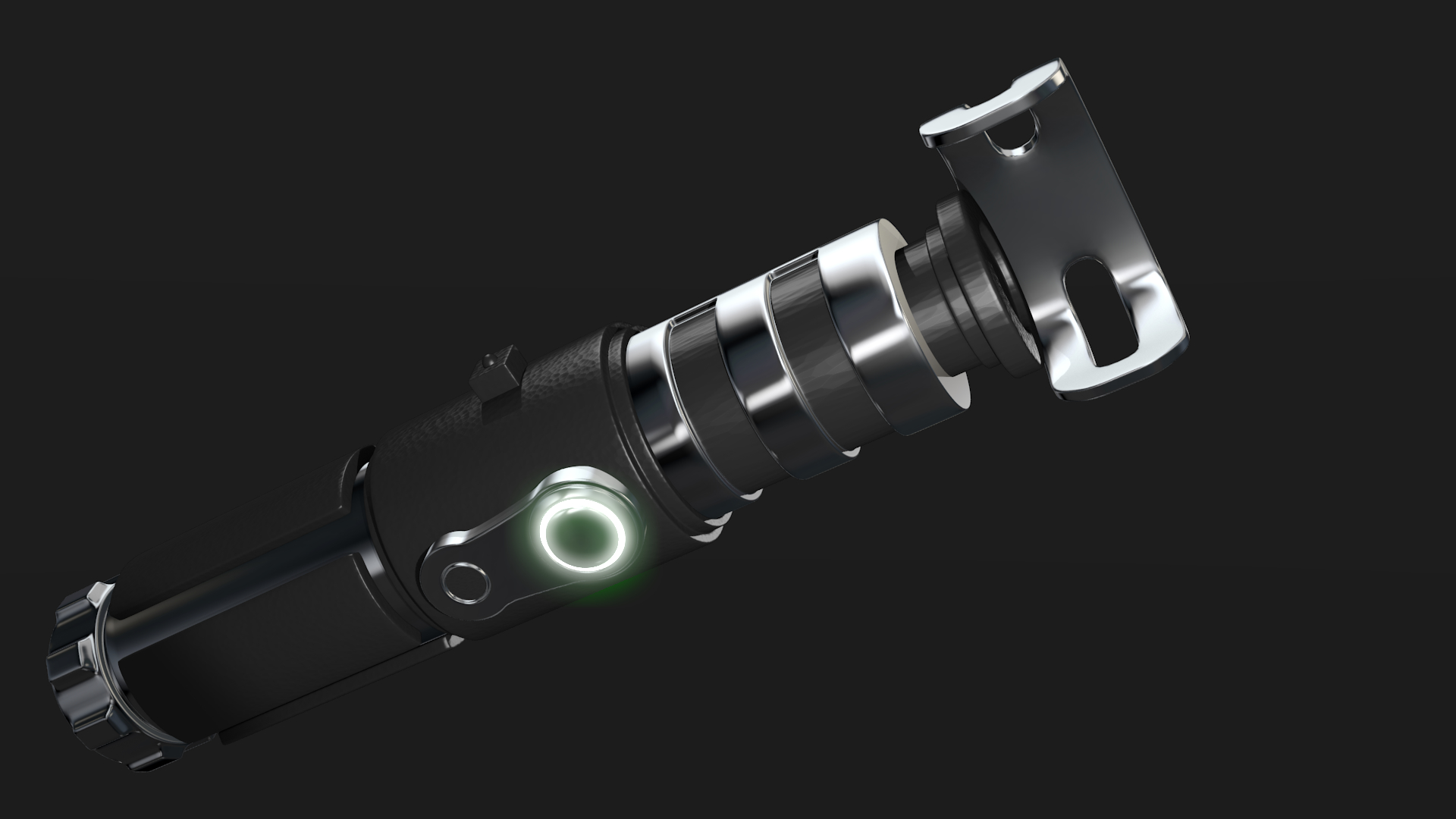 3dsmax jedi master yoda lightsaber blade