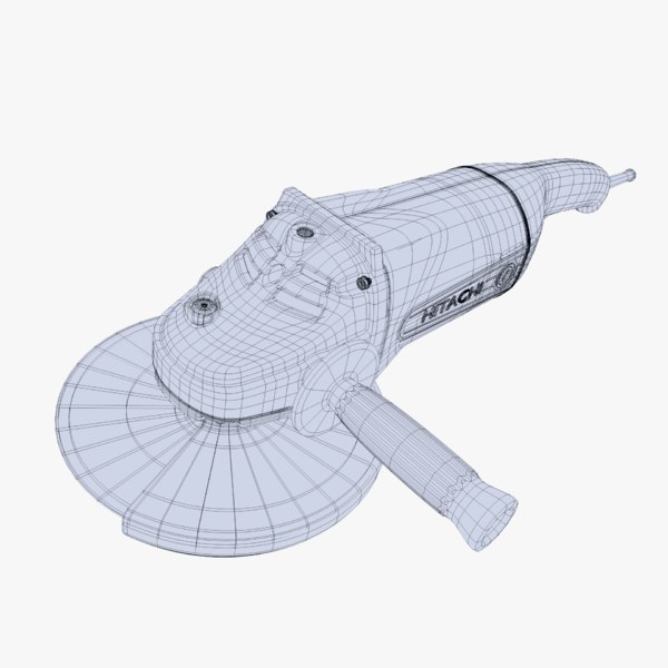 angle grinder 3d model