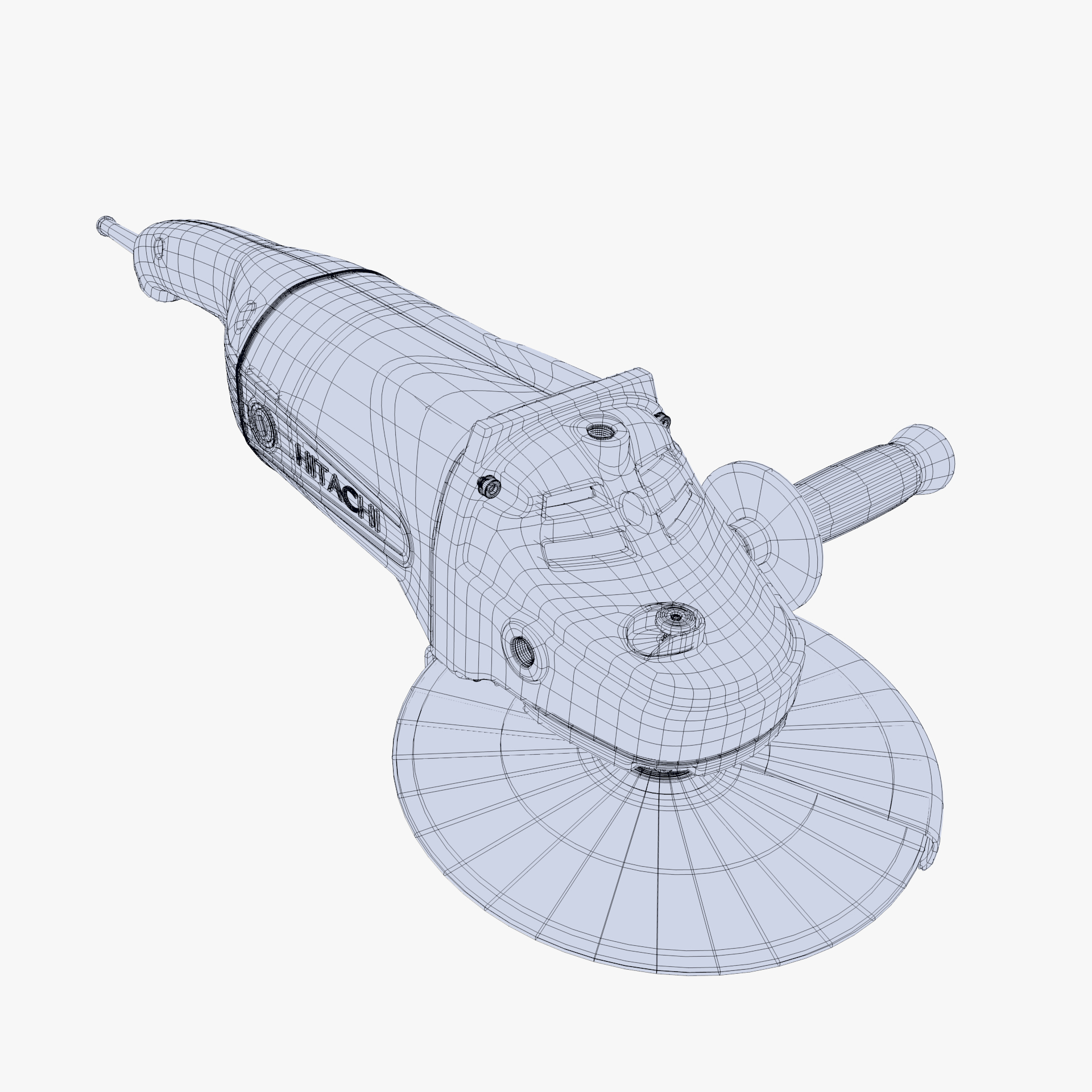 angle grinder 3d model