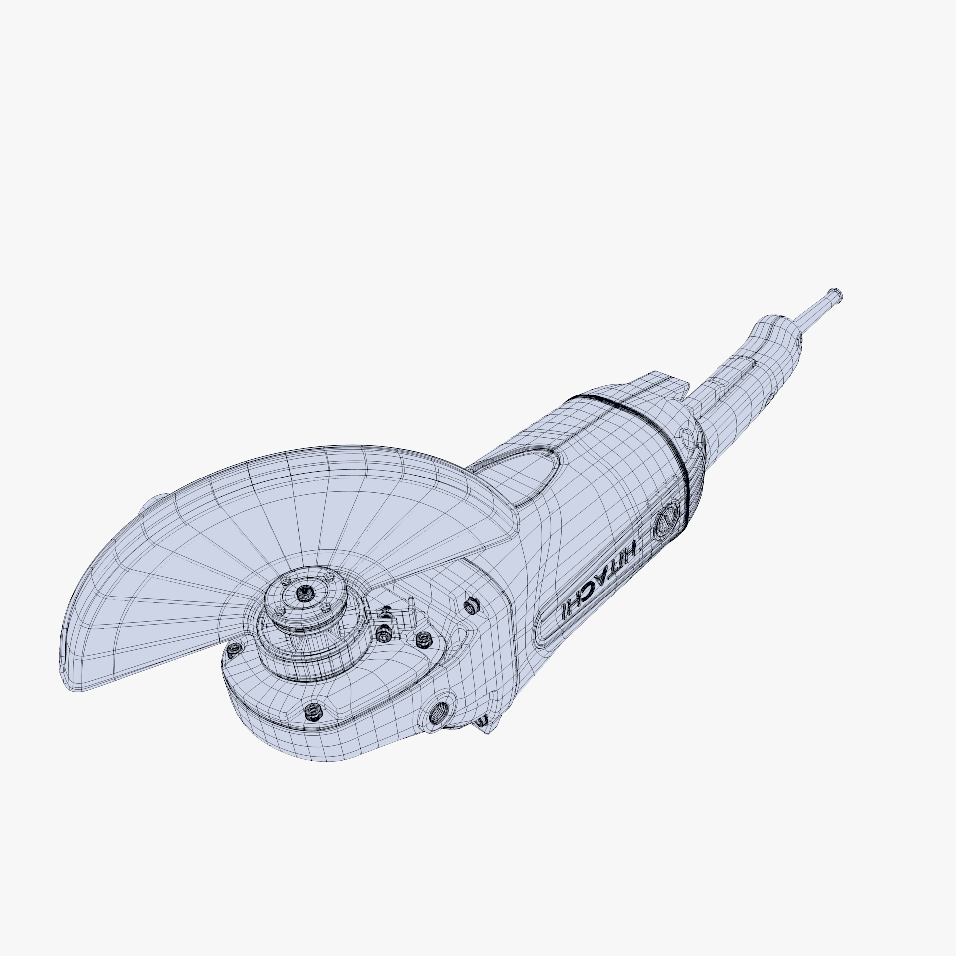 angle grinder 3d model