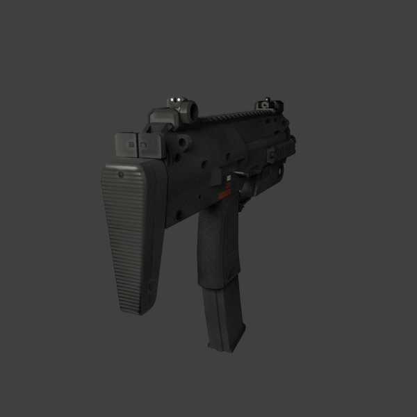 3d hk mp7-a1 model