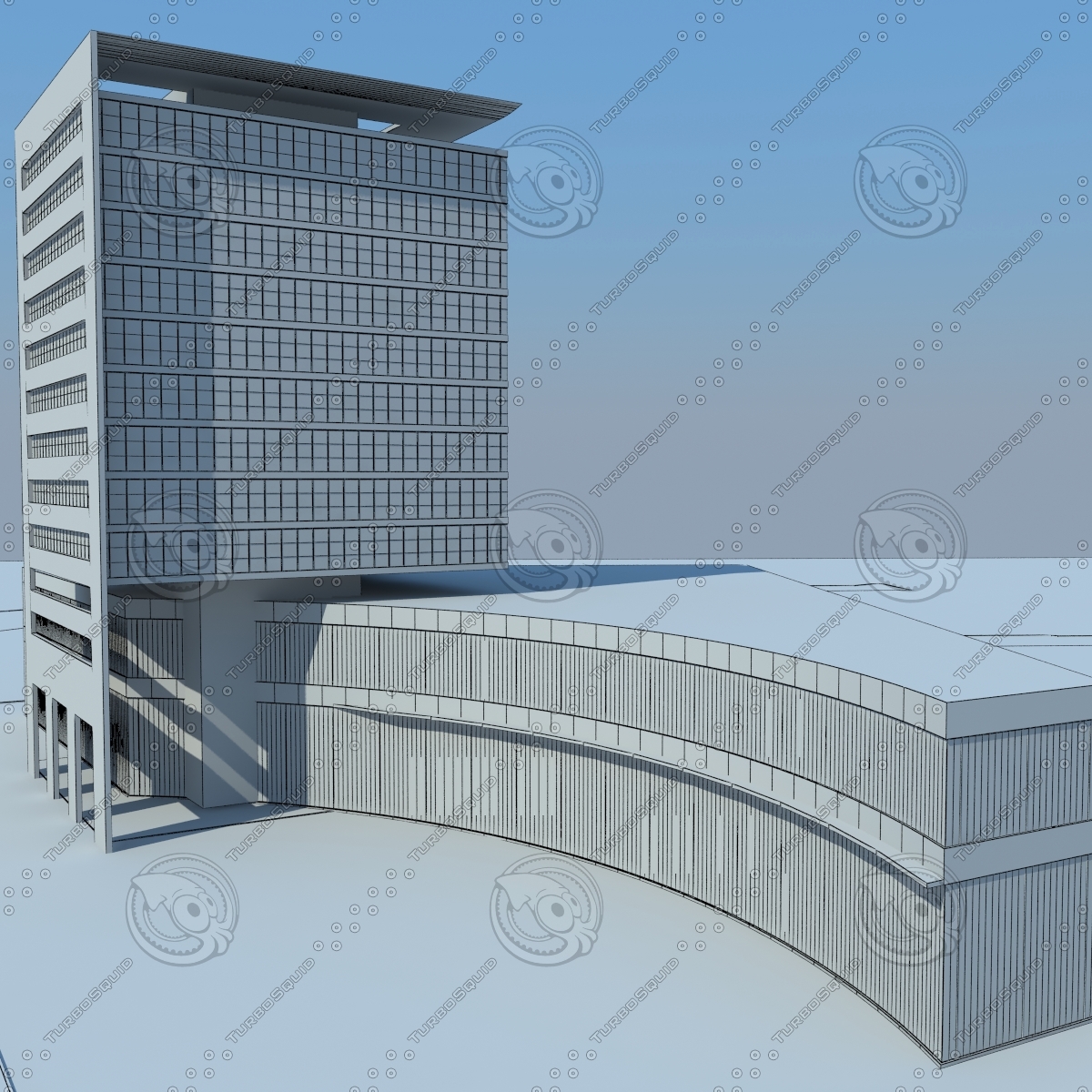 3d model buildings 2
