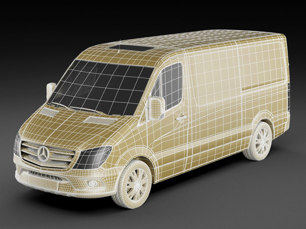 mercedes sprinter 2014 3d 3ds