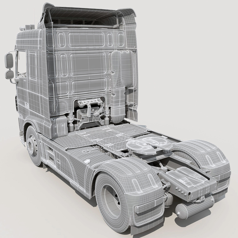 3d model daf xf