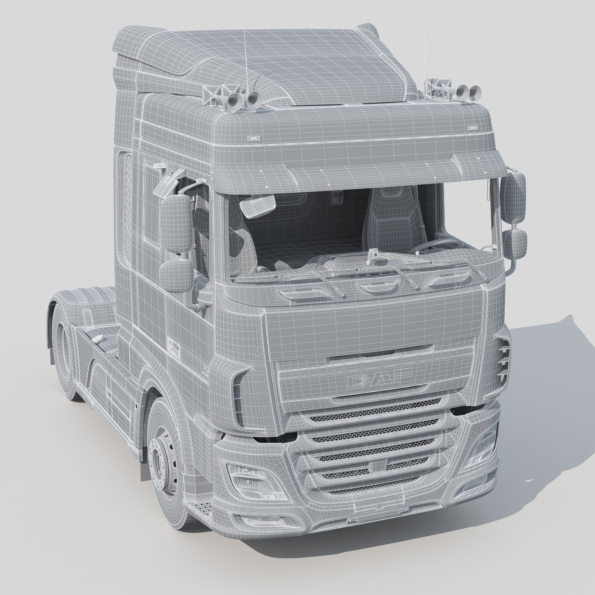 3d model daf xf