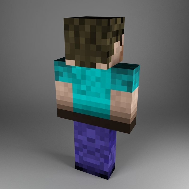 3d steve minecraft