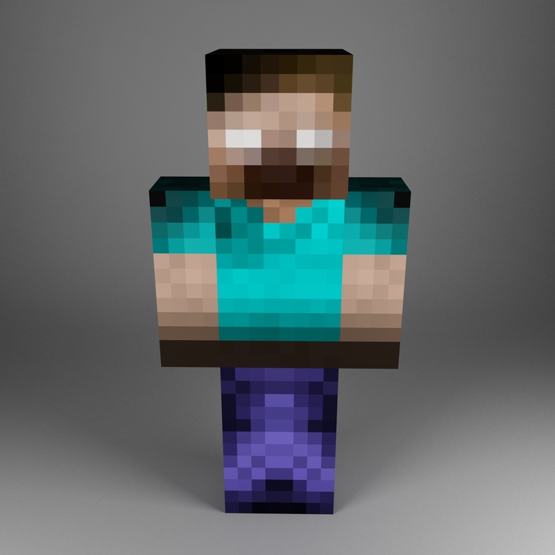 3d steve minecraft