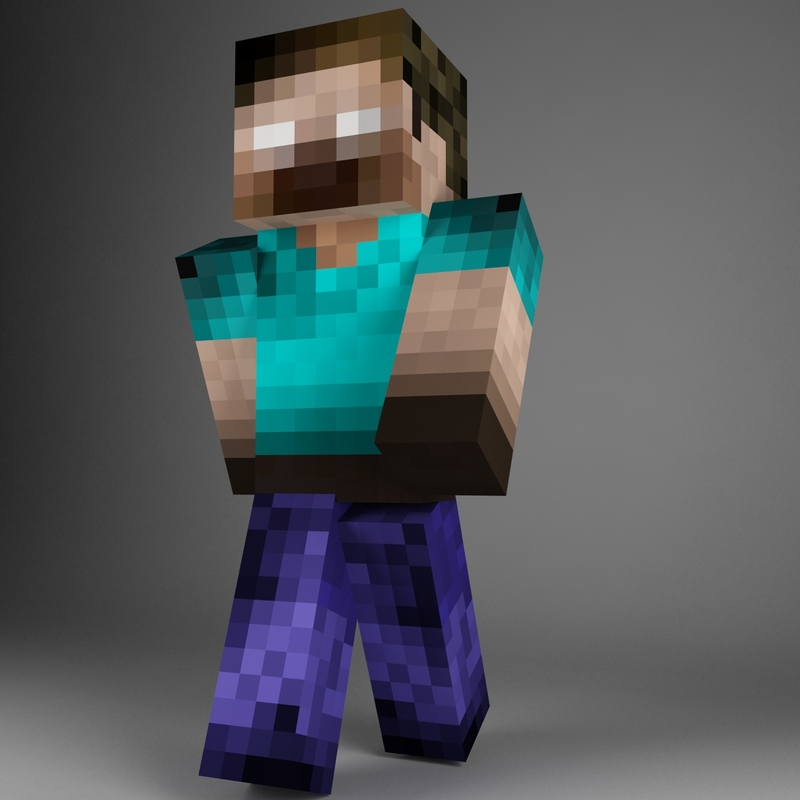 3d steve minecraft
