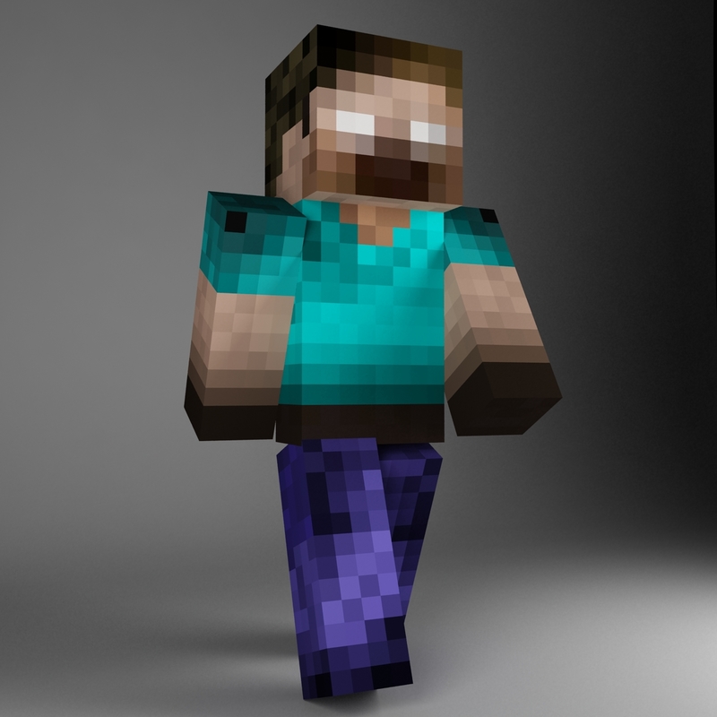 3d steve minecraft