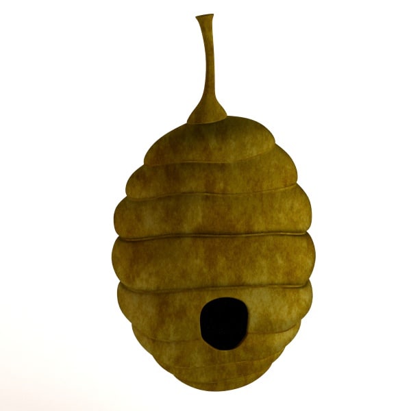 bee hive 3d model