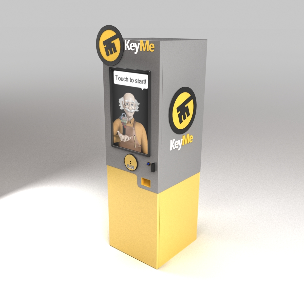 3d model keyme kiosk