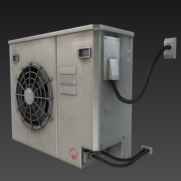 3d model ac unit