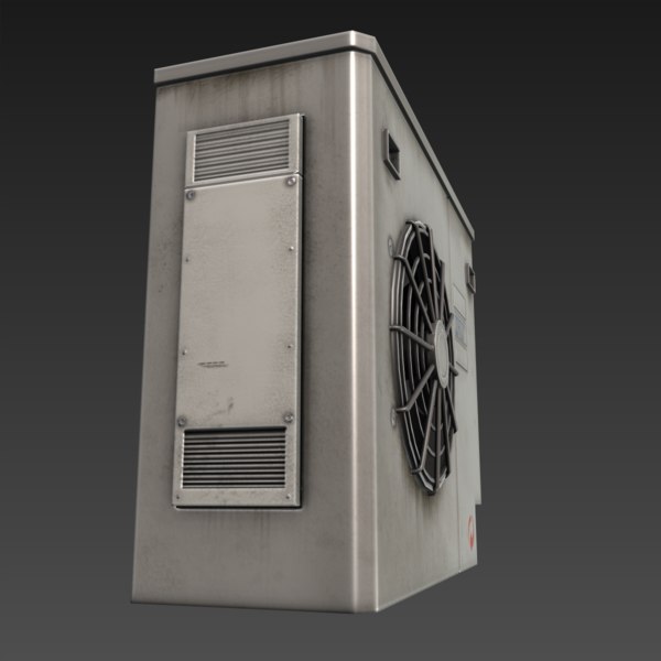 3d model ac unit