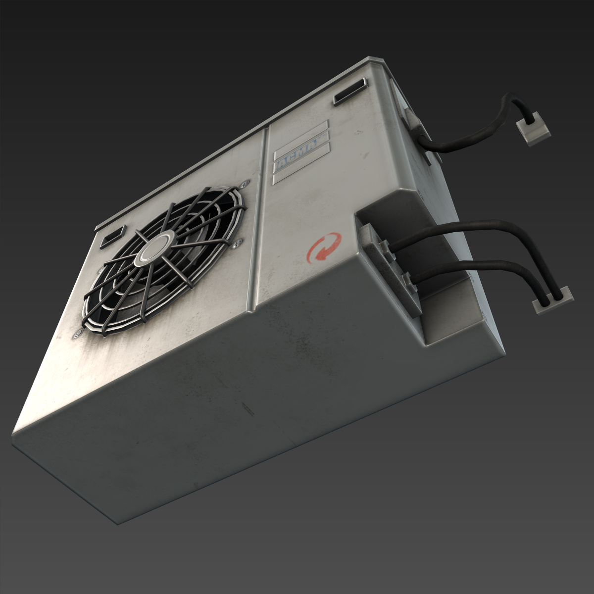 3d model ac unit