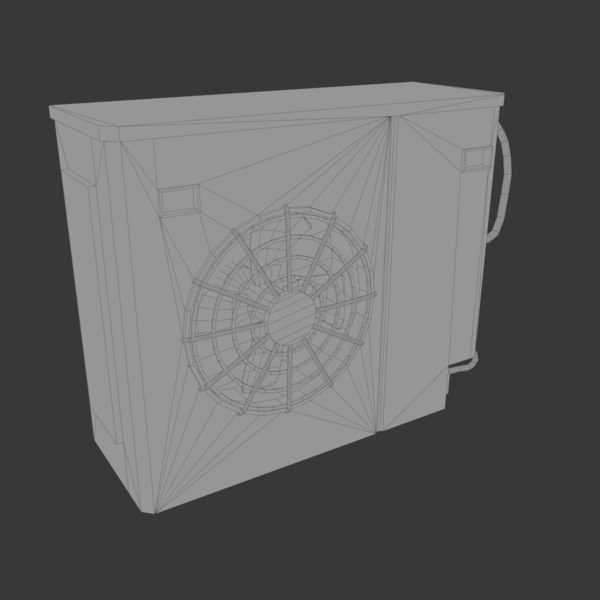 3d model ac unit