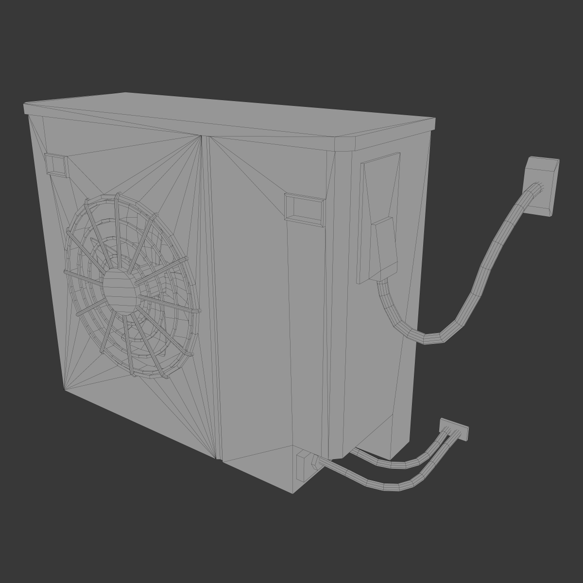 3d model ac unit