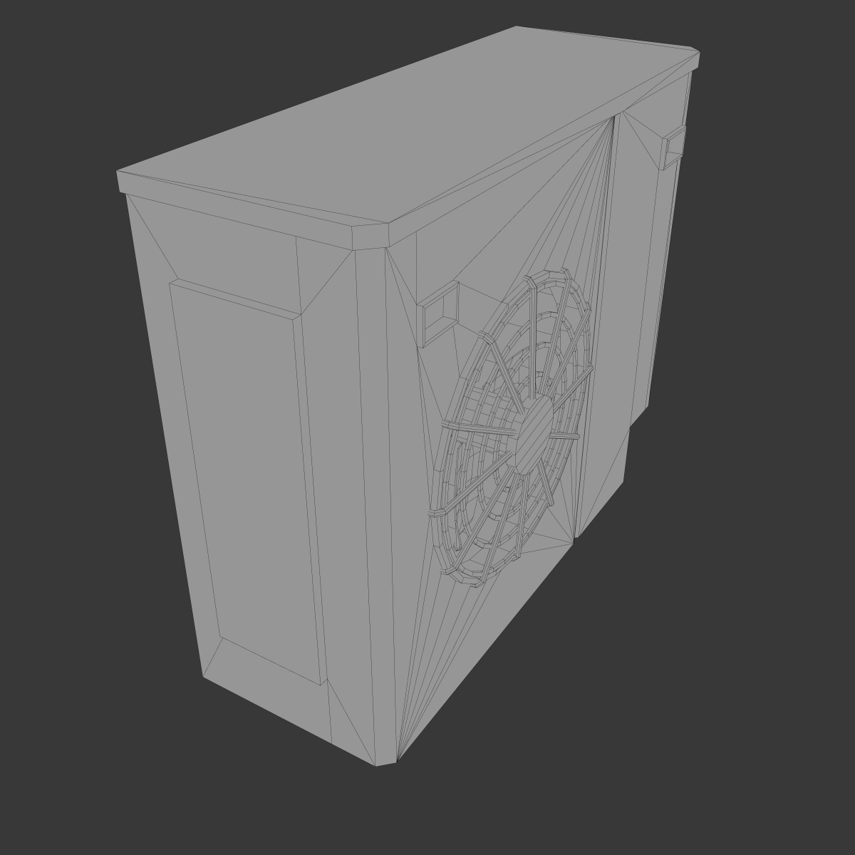 3d model ac unit