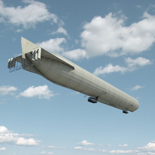 zeppelin lz 21 3d model