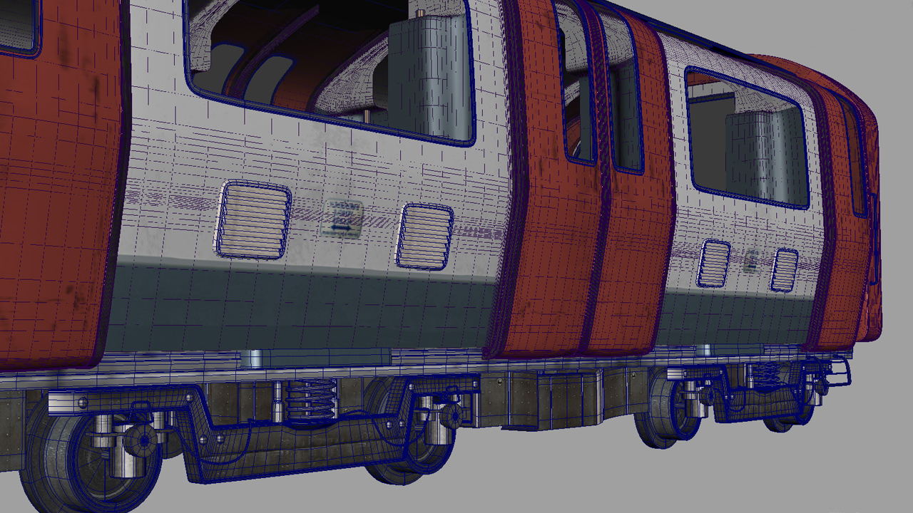 3d model london train station