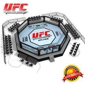 octagon arena ufc fighting 3d model