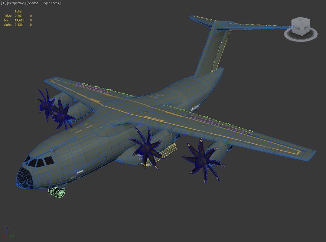 airbus a400m 3d model