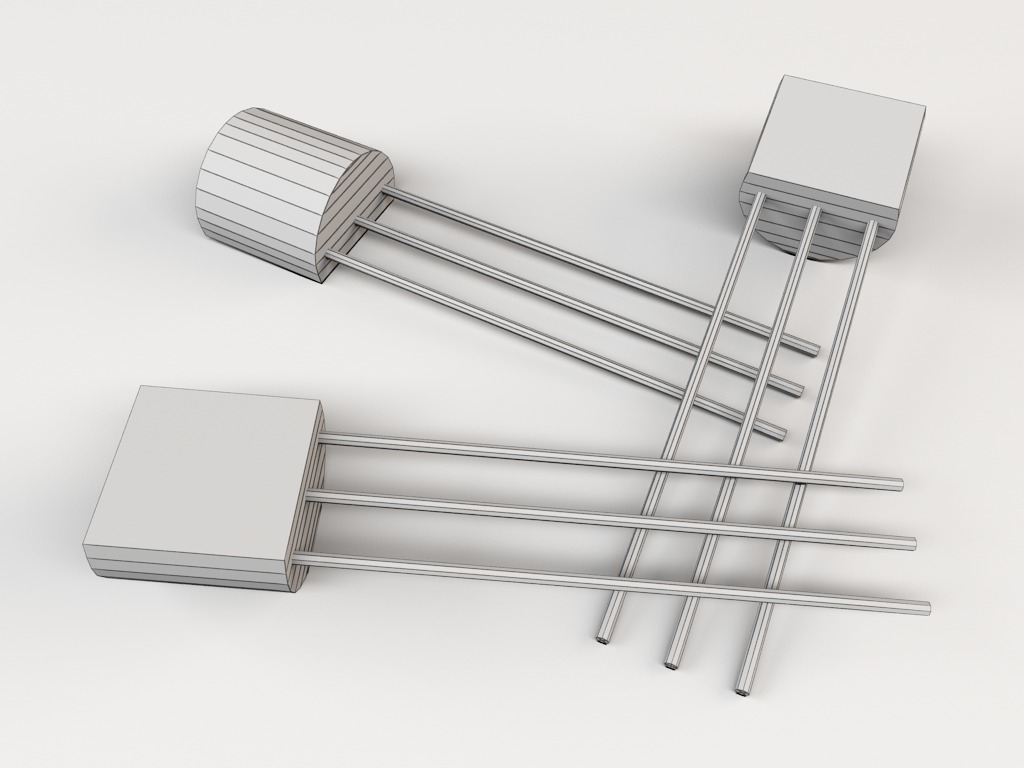 3d model transistor to92