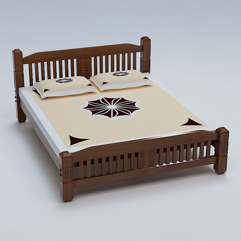 3ds max bed cot