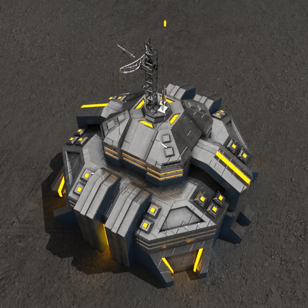 3d model command center v 2