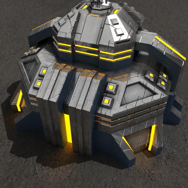 3d model command center v 2