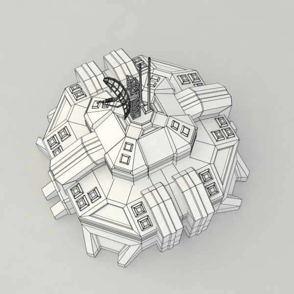 3d model command center v 2