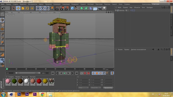 3d model rig villager minecraft