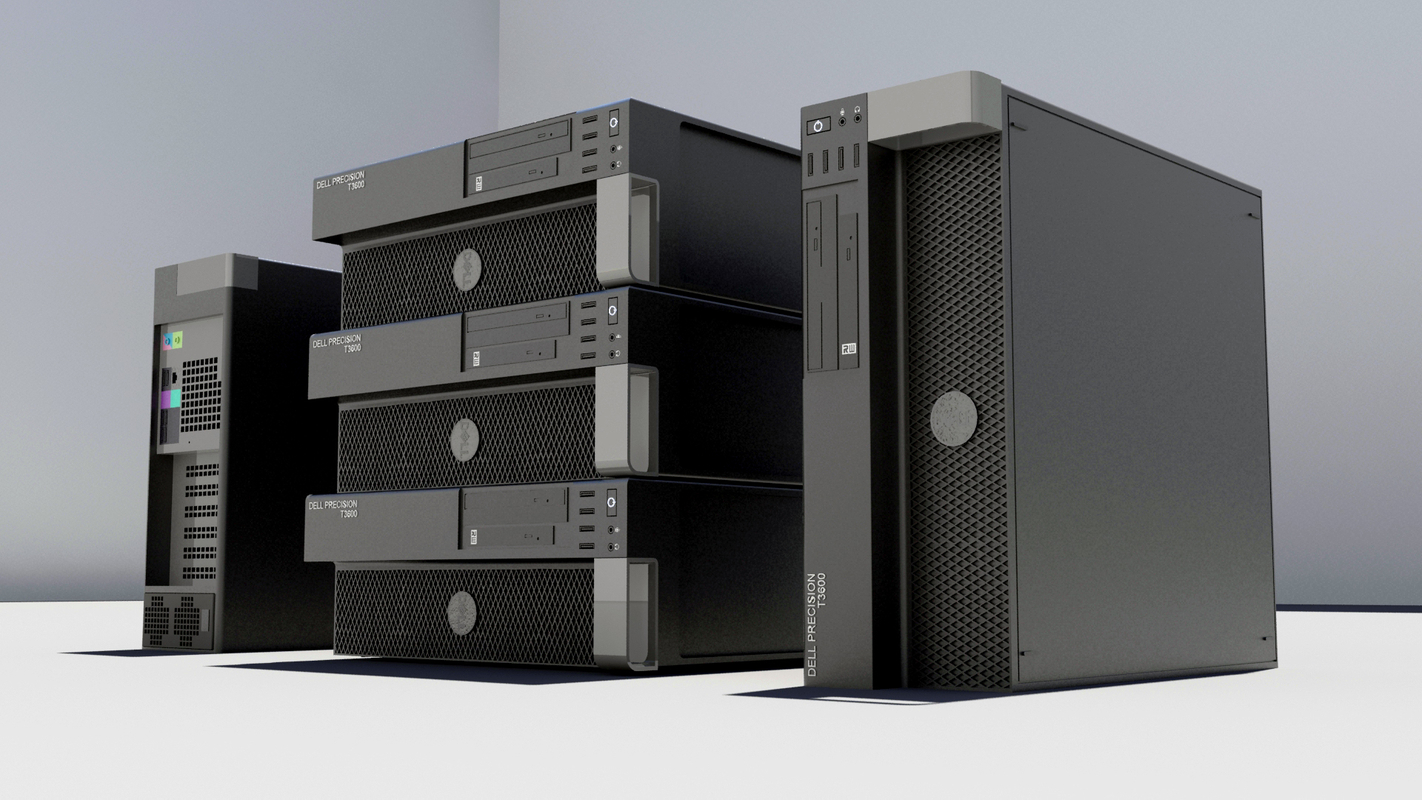 3d model workstations dell