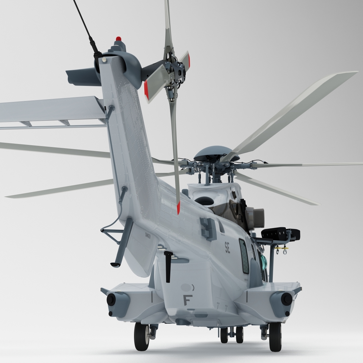 eurocopter ec725 caracal tactical 3d model