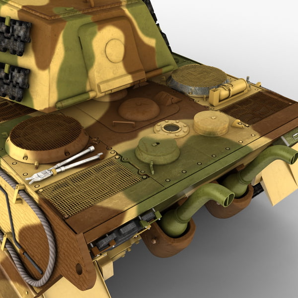 3d model german wwii heavy tank